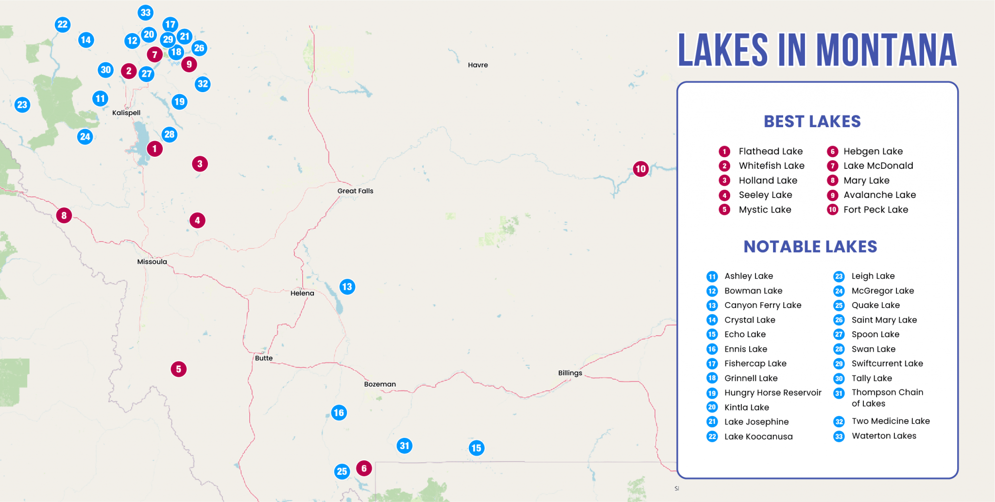 The 10 Best Lakes in Montana - Discovering Montana