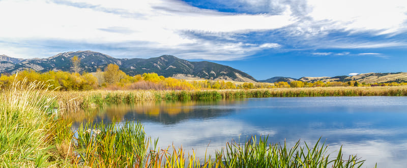 Bozeman Beach (Glen Lake Rotary Park) in The Gallatin Recreation Area ...