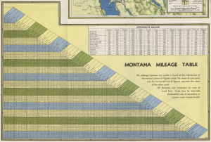 Montana Road Map - Discovering Montana